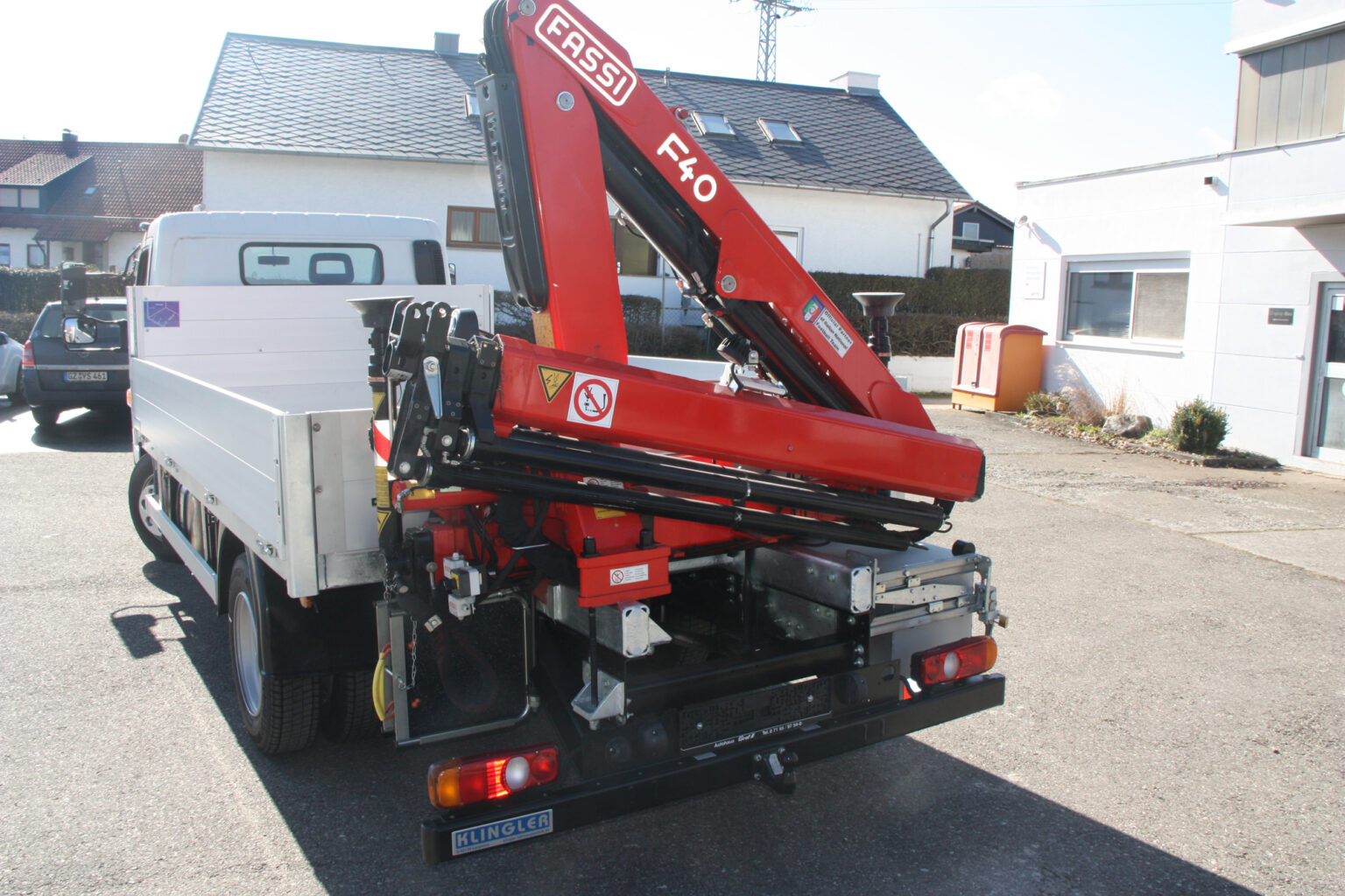 Kranaufbau und MAXBOX® Staukasten - Klingler Fahrzeugtechnik Nutzfahrzeuge